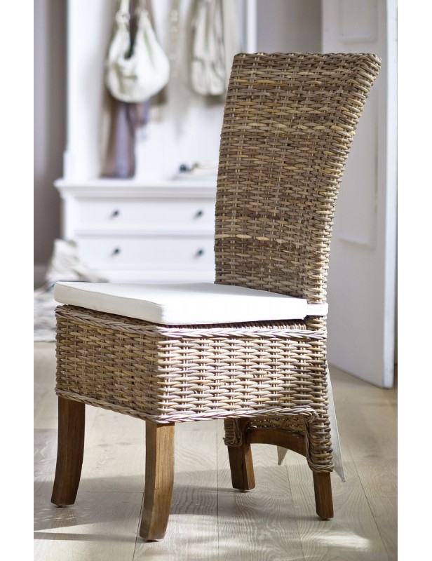 Chaises rotin vendu x 2 salle à manger